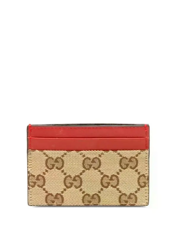 Gucci 2000-2015 Gg Canvas Card Holder