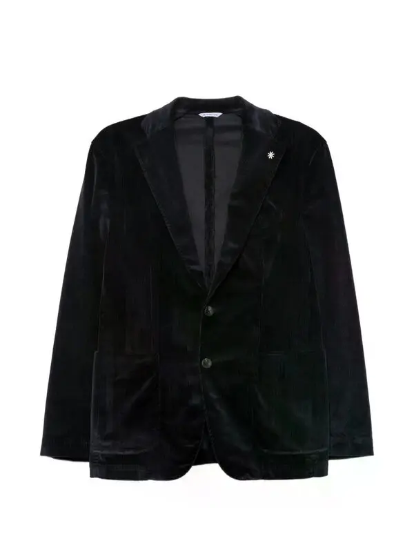 MANUEL RITZ Corduroy Single-breasted Blazer