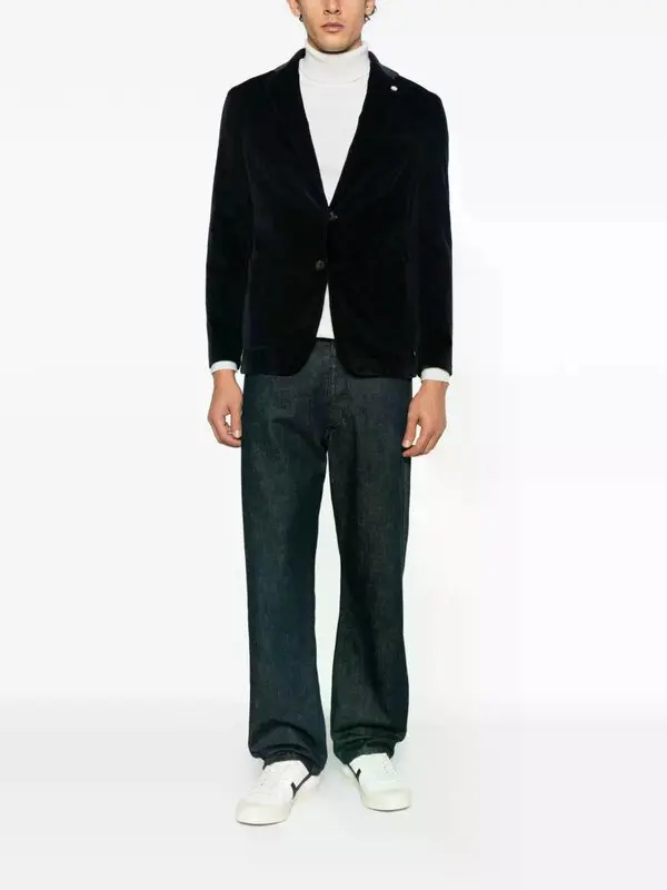 MANUEL RITZ Corduroy Single-breasted Blazer