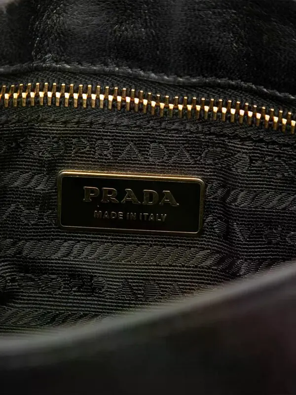 Prada 2010-2026 City Calf Sound Lock Shoulder Bag