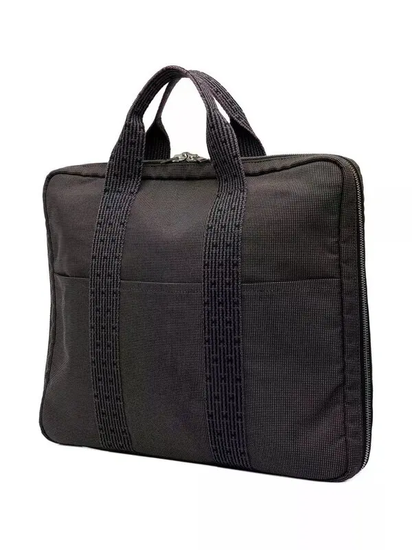 Hermès 1990-2010 Canvas Herline Porte Documents Business Bag
