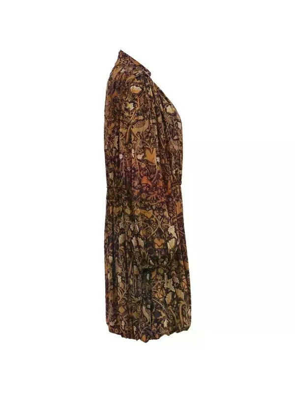 Ulla Johnson Printed Mock-neck Dress