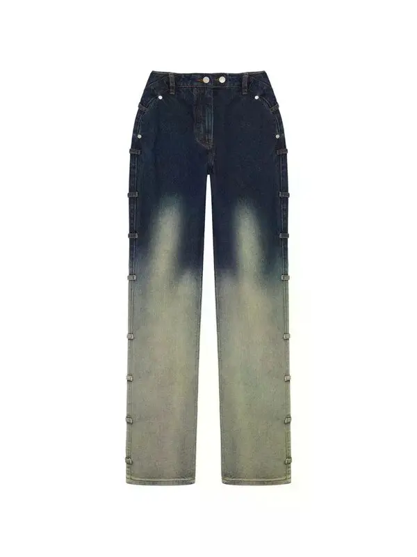SRVC STUDIO Serpentine Loop-detail Jeans - Blue