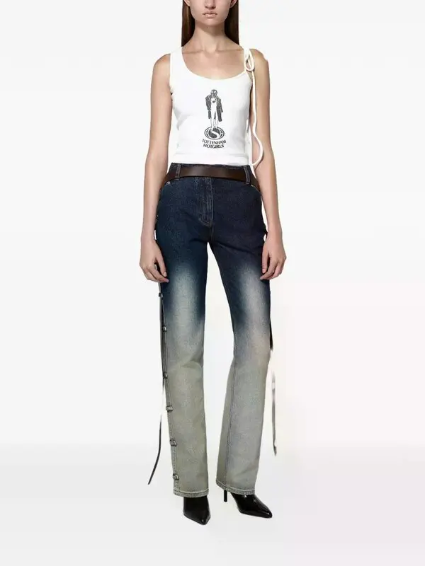 SRVC STUDIO Serpentine Loop-detail Jeans