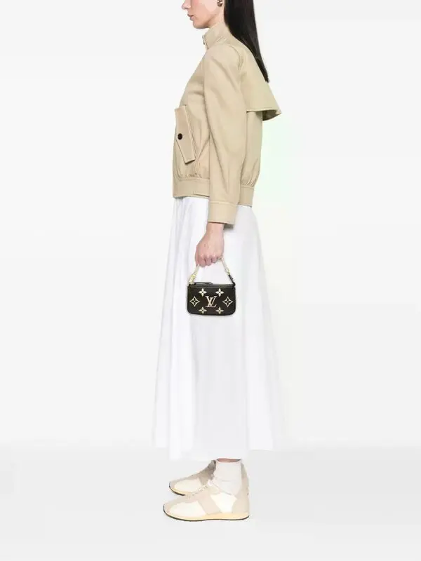 LOUIS VUITTON 2021-2026 Bicolor Monogram Empreinte Mini Pochette Accessoires Handbag