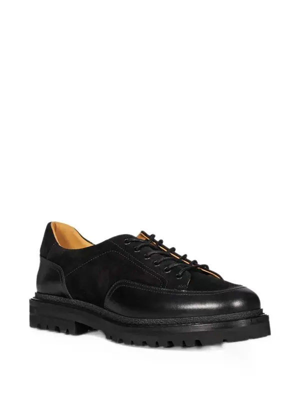 HENDERSON BARACCO Panelled Lug-sole Derby Shoes