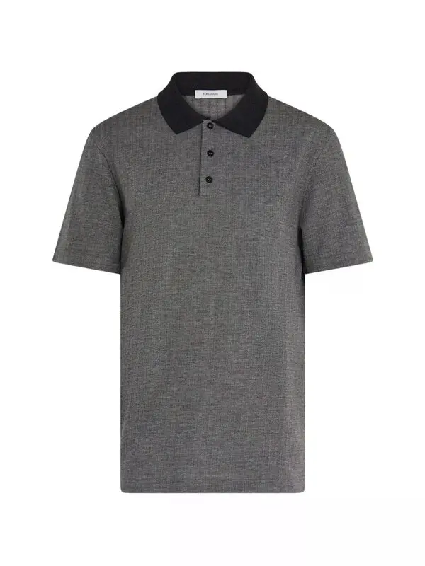 FERRAGAMO Wool And Cotton Polo Shirt