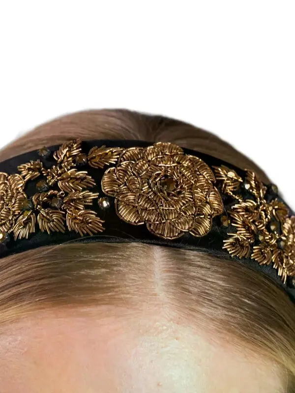JENNIFER BEHR Paloma Floral-embroidered Headband