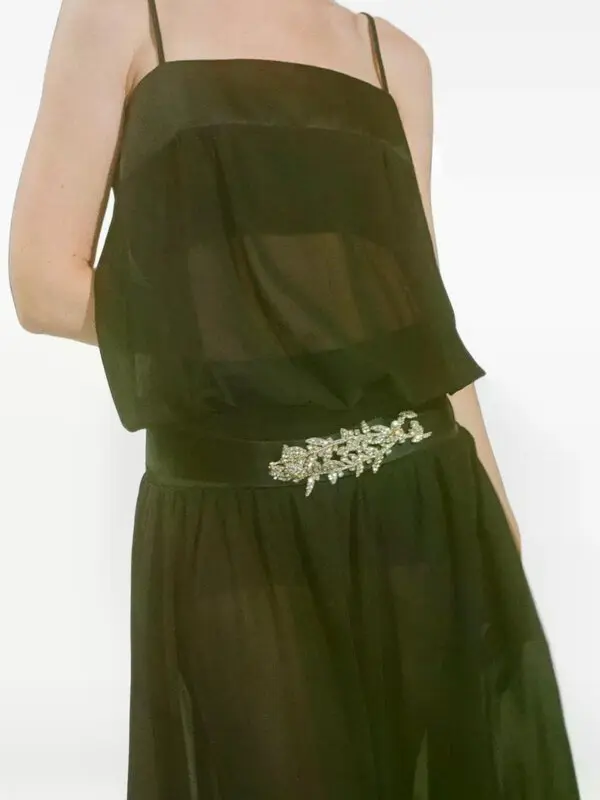 JENNIFER BEHR Philomena Crystal-embellished Scarf