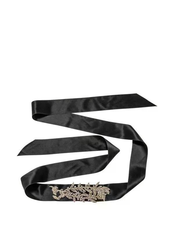JENNIFER BEHR Philomena Crystal-embellished Scarf - Black