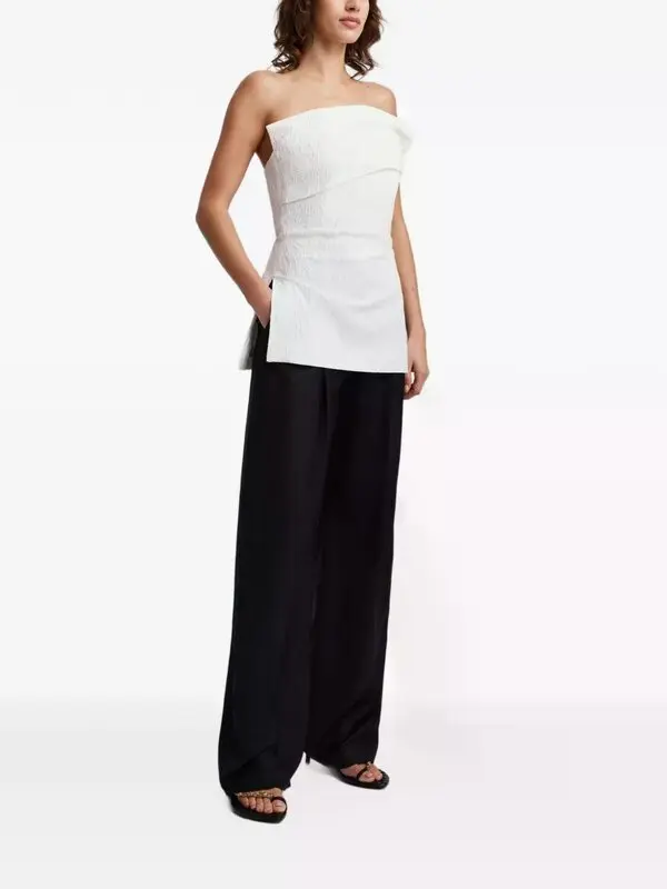 Anna Quan Valletta Strapless Draped Blouse