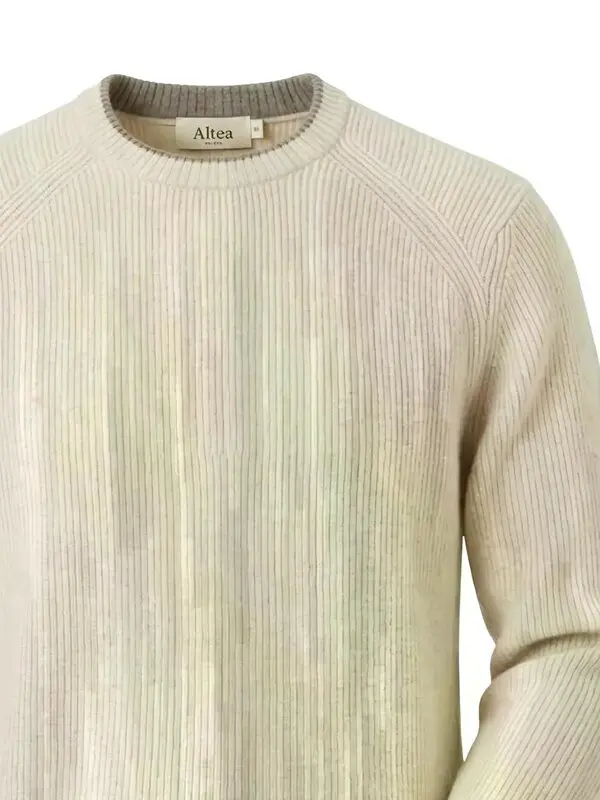 Altea Ribbed-knit Raglan-sleeve Sweater