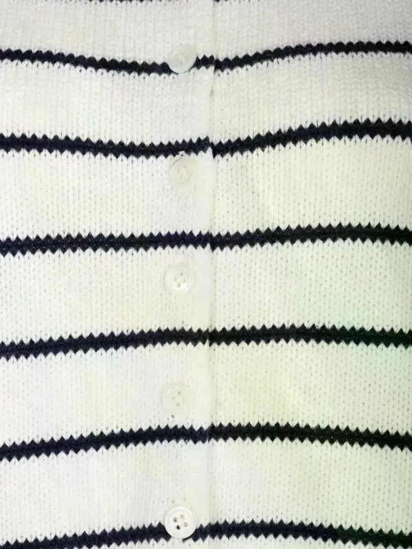 ALEX MILL Striped Button-up Vest