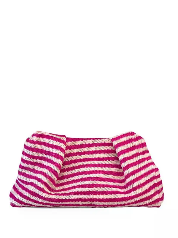 SENSI STUDIO Striped Clutch Bag