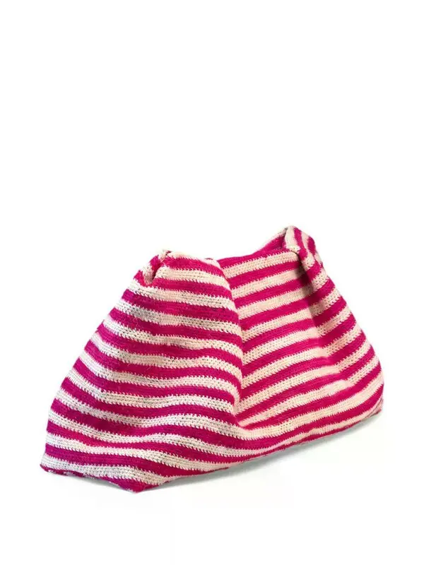 SENSI STUDIO Striped Clutch Bag