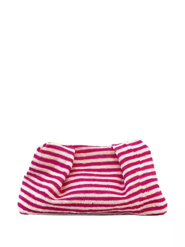 SENSI STUDIO Striped Clutch Bag