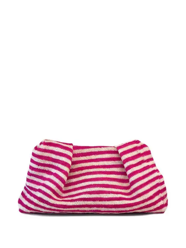 SENSI STUDIO Striped Clutch Bag