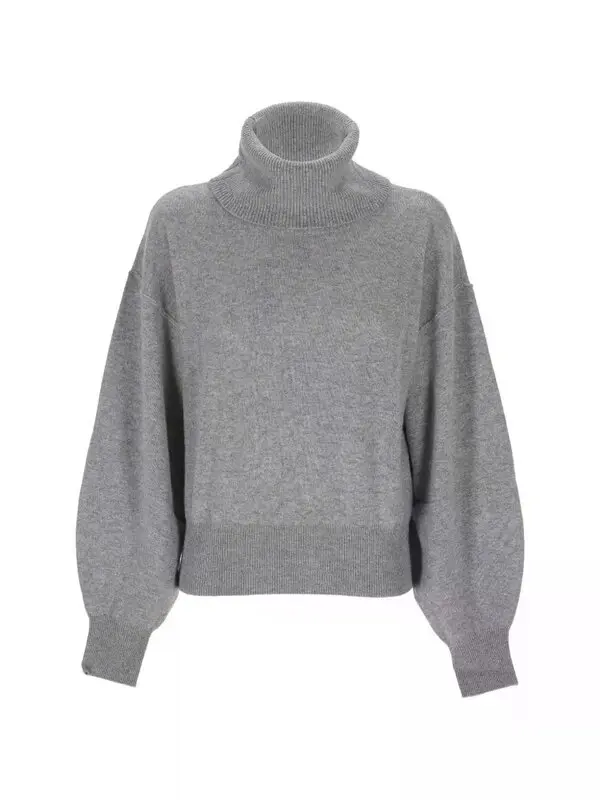 EMMA E GAIA Roll-neck Drop-shoulder Sweater