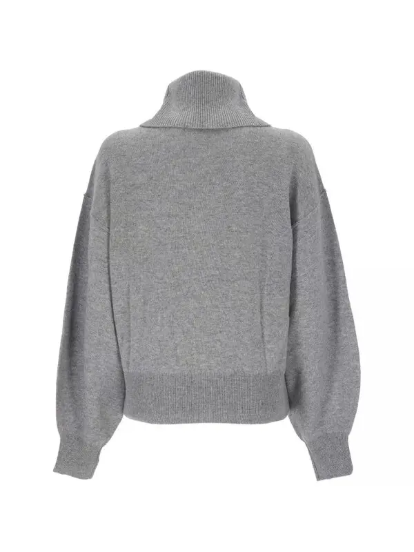 EMMA E GAIA Roll-neck Drop-shoulder Sweater