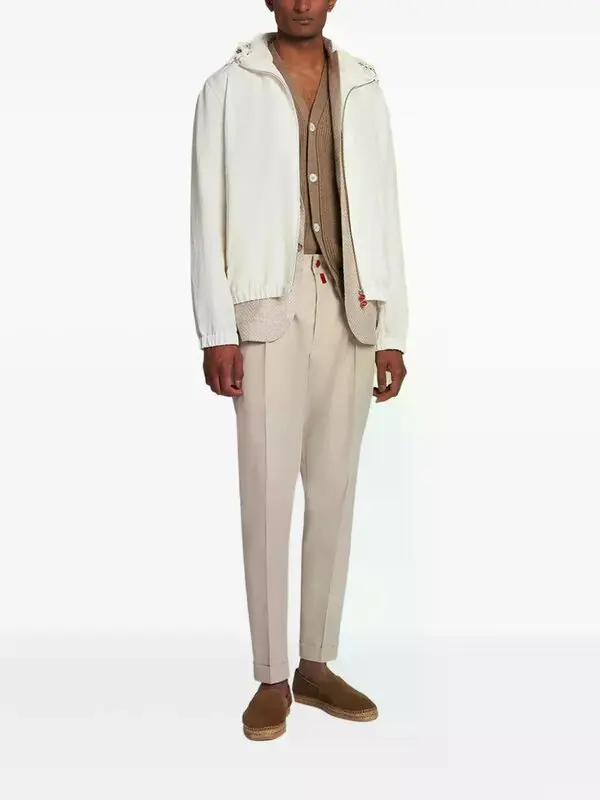 Kiton Cotton Tapered Trousers
