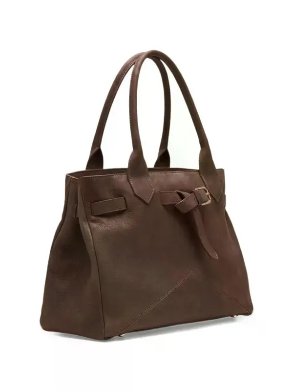 BALLANTYNE Kate M Knotted Leather Tote Bag