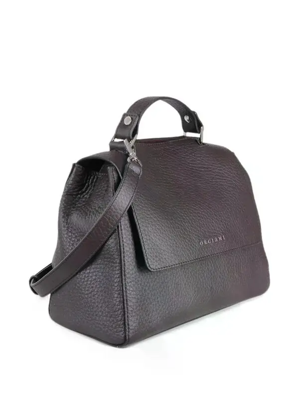 Orciani Small Sveva Soft Grained Leather Tote Bag
