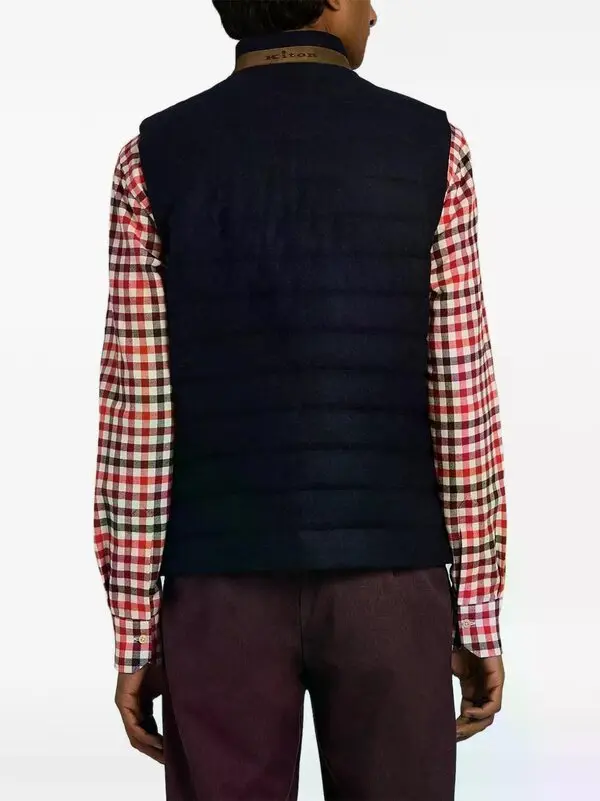 Kiton Padded Virgin Wool Gilet