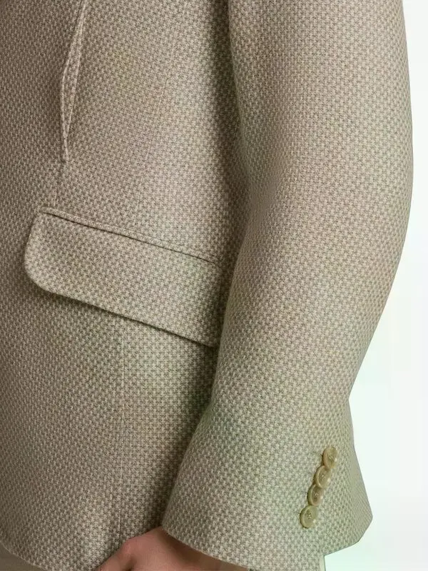 Kiton Single-breasted Long-sleeve Blazer
