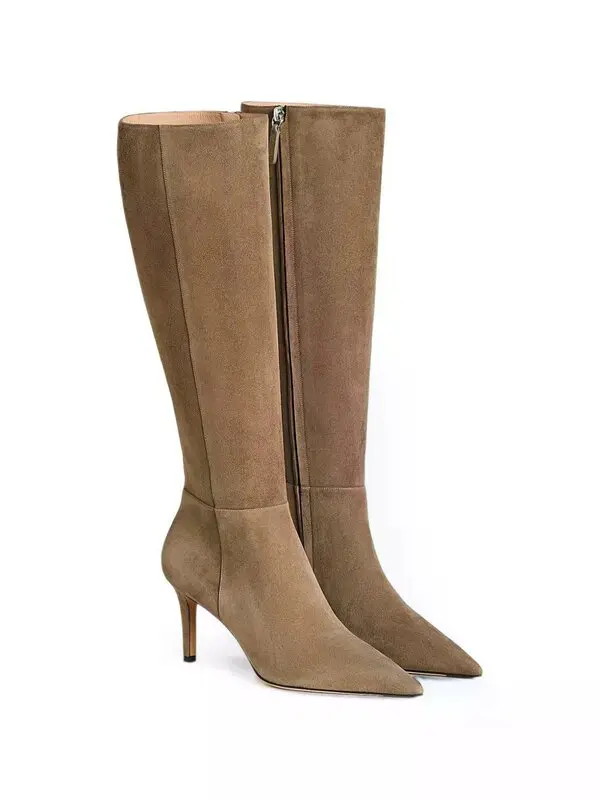 Kiton Pointed-toe Suede Boots