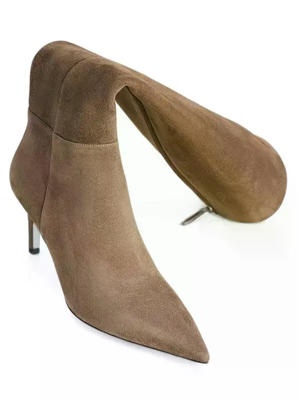 Kiton Pointed-toe Suede Boots