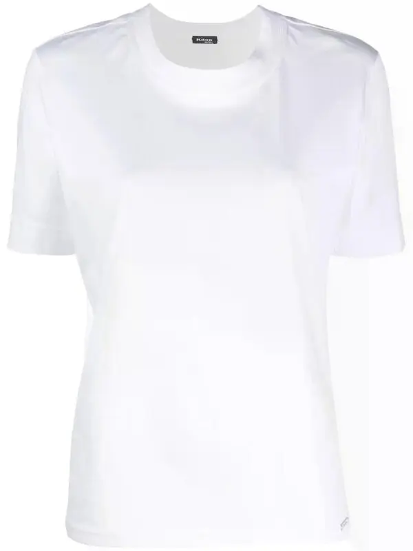 Kiton Embroidered-logo Cotton T-shirt - White