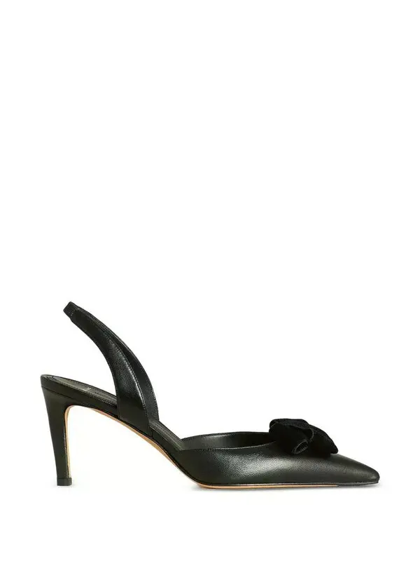 Kiton Bow-detail Slingback Pumps