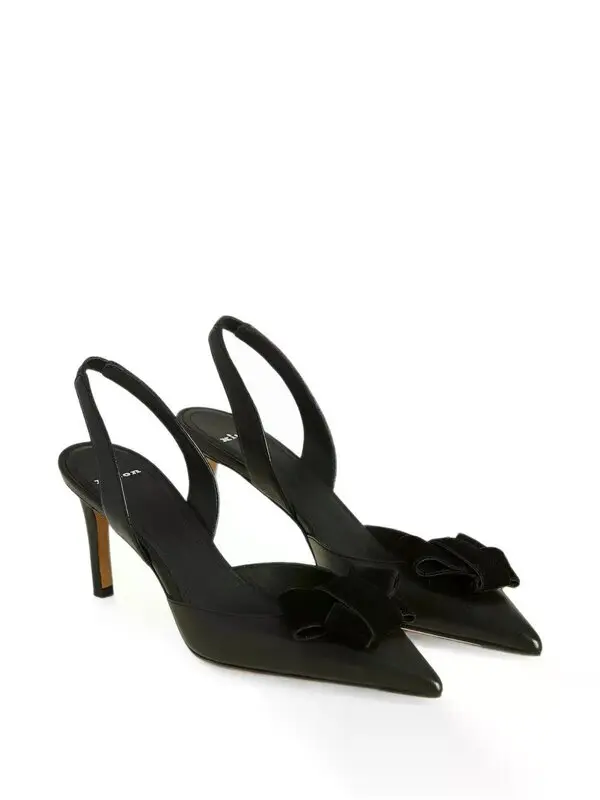 Kiton Bow-detail Slingback Pumps