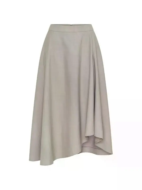 Anna Quan Lang Asymmetric Midi Skirt