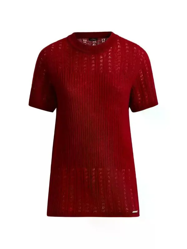 Kiton Openwork Ribbed-knit Top
