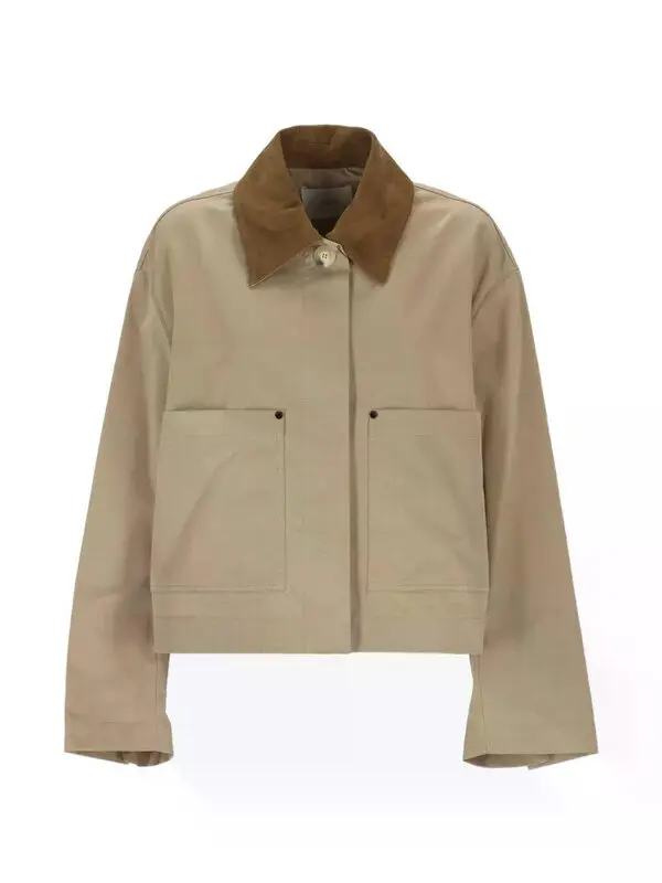 JOSEPH Aitna Contrast-collar Jacket