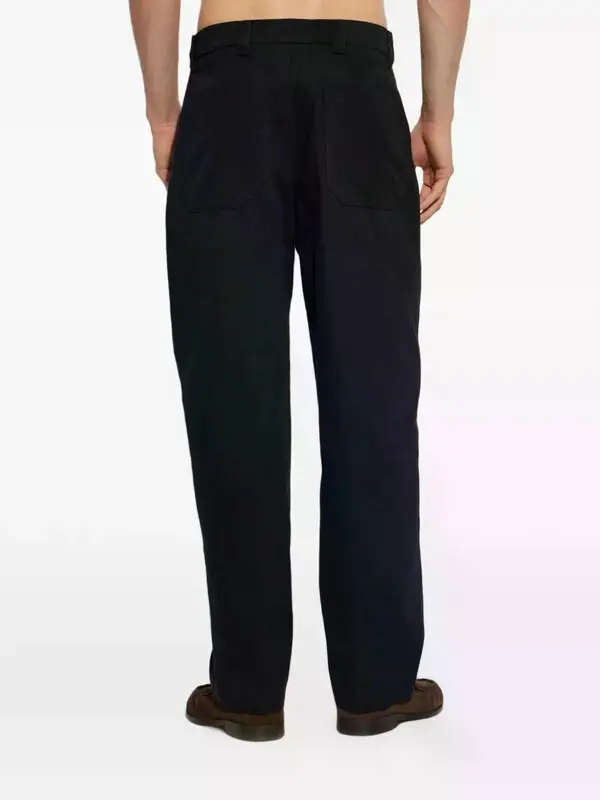 Paul Smith Belt-loop Barrel-leg Chino Trousers