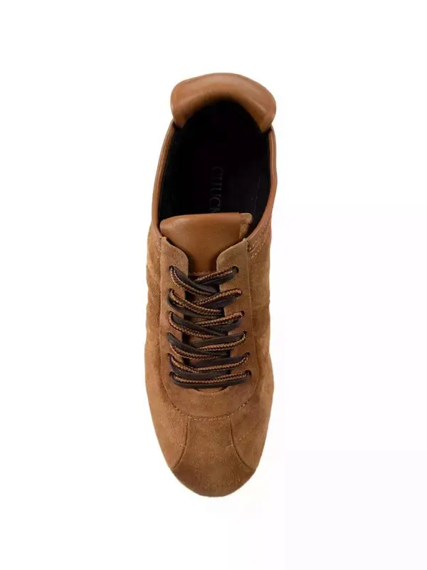 CHUCKIES Suede Panelled Sneakers