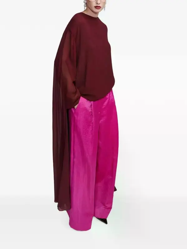 Essentiel Antwerp Kiyoki Cape-overlay Blouse
