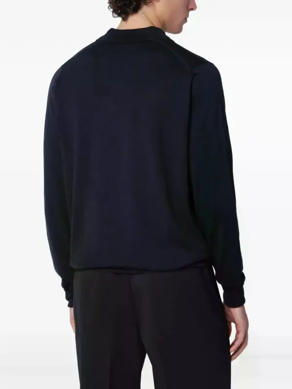 John Smedley Dorset Long-sleeve Polo Shirt