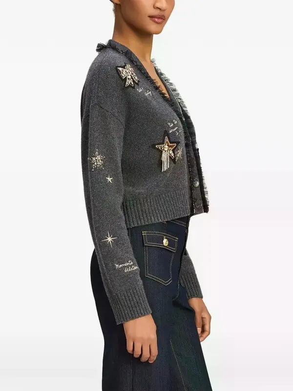 Cinq À Sept Holiday Doodles Cardigan