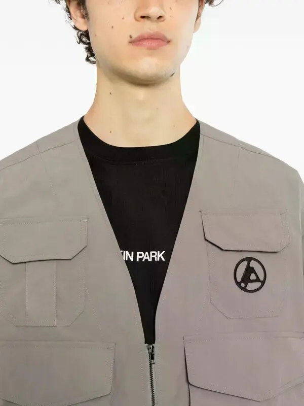 PEACE AND AFTER Linkin Park × No-collar Jacket