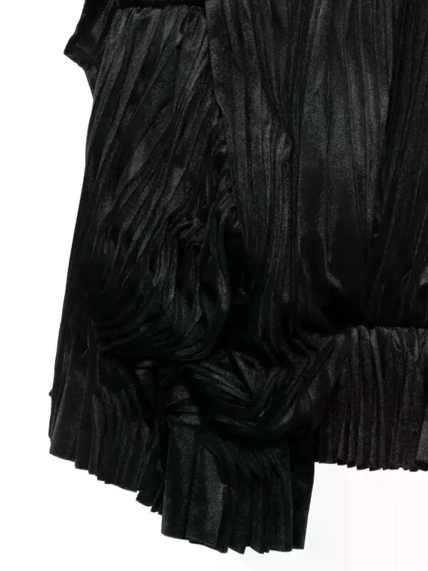 Comme Des Garçons Deconstructed Sleeveless Ruch Top