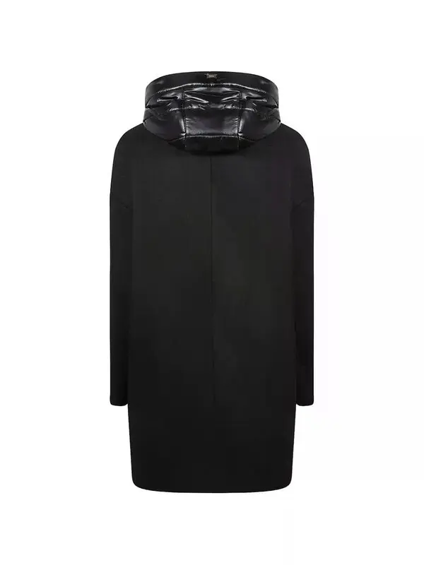 Herno Layered Hooded Single-breaasted Coat