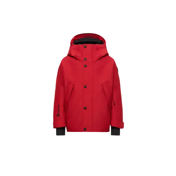 Moncler Lambir Gore‑tex Laminate Hooded Insulated Ski Jacket - Red