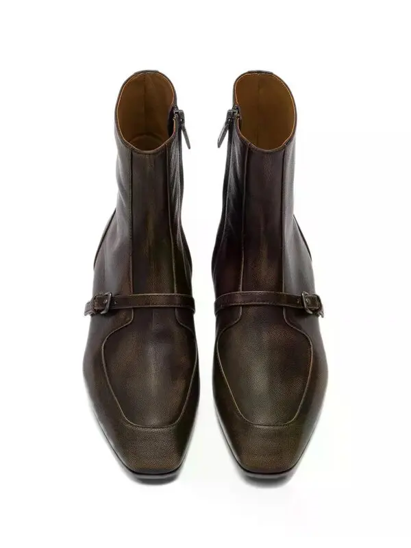 Church's Suzanne Buckle-strap Brushed Ankle Boots