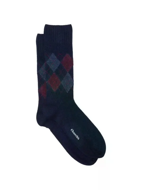 Church's Argyle-pattern Socks