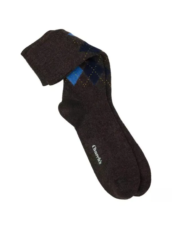 Church's Argyle-pattern Socks
