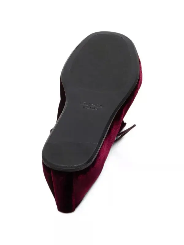 Church's Rhea Velvet Ghillie Ballet Flats