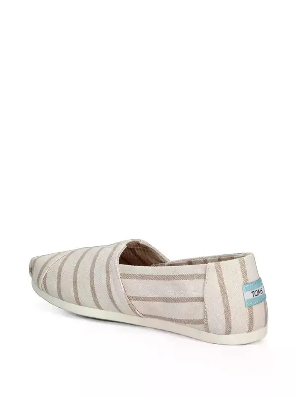 Toms Alpargata Classic Striped Slip-ons